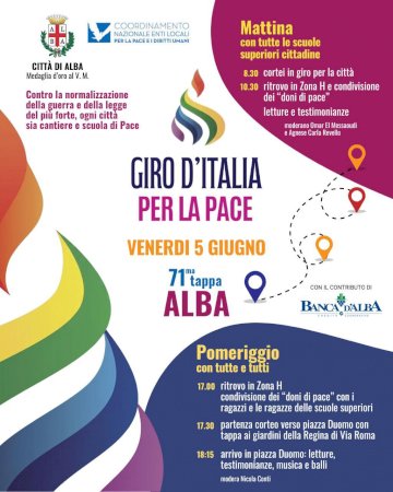 Venerdì 5 giugno la città di Alba ospita la 71^ tappa del Giro d’Italia ...